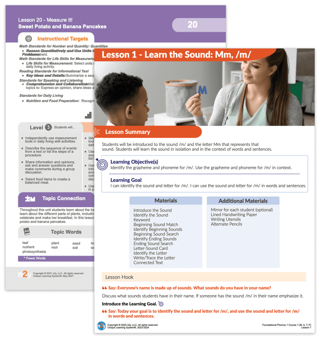 Unique Learning System: Planning - n2y